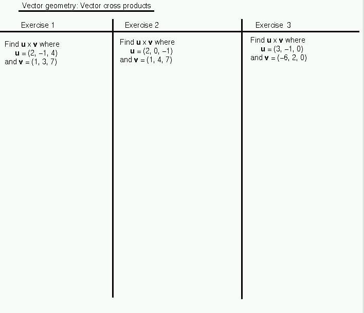 Solved Revision: Some Vector Geometry Problems Useful things | Chegg.com