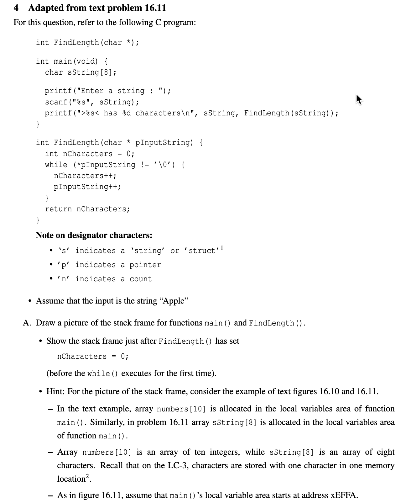4 Adapted from text problem 16.11 For this question, | Chegg.com