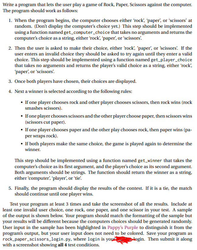 Solved Write a program that lets the user play a game of | Chegg.com
