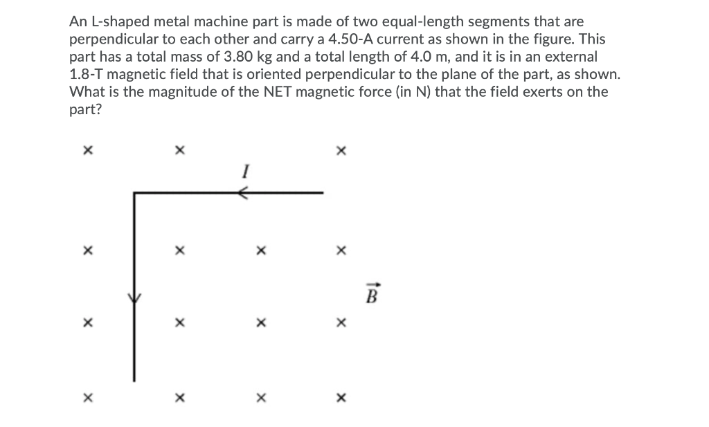 Solved An L-shaped metal machine part is made of two | Chegg.com