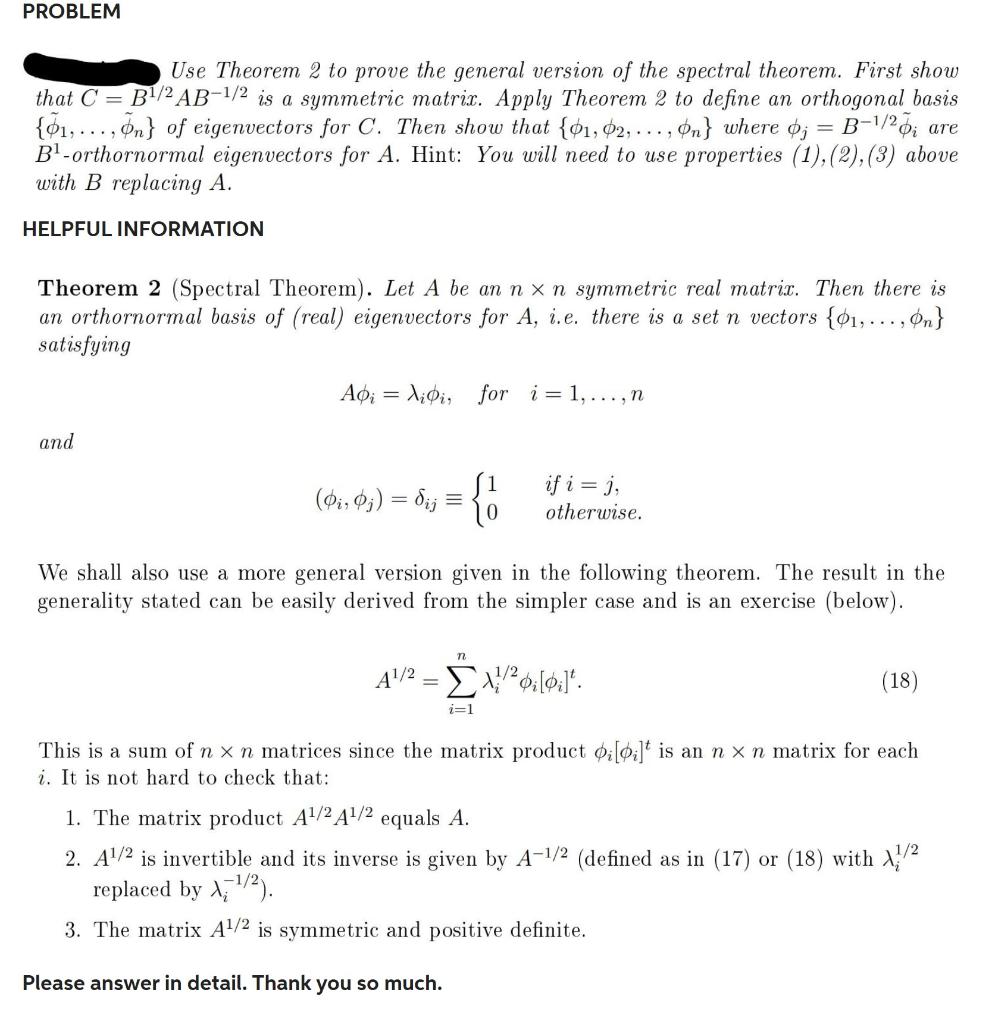 Solved Use Theorem 2 to prove the general version of the | Chegg.com