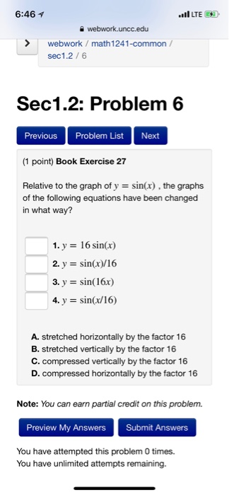 Solved 6:46イ webwork/ math 1241-common sec1.26 Sec1.2: | Chegg.com