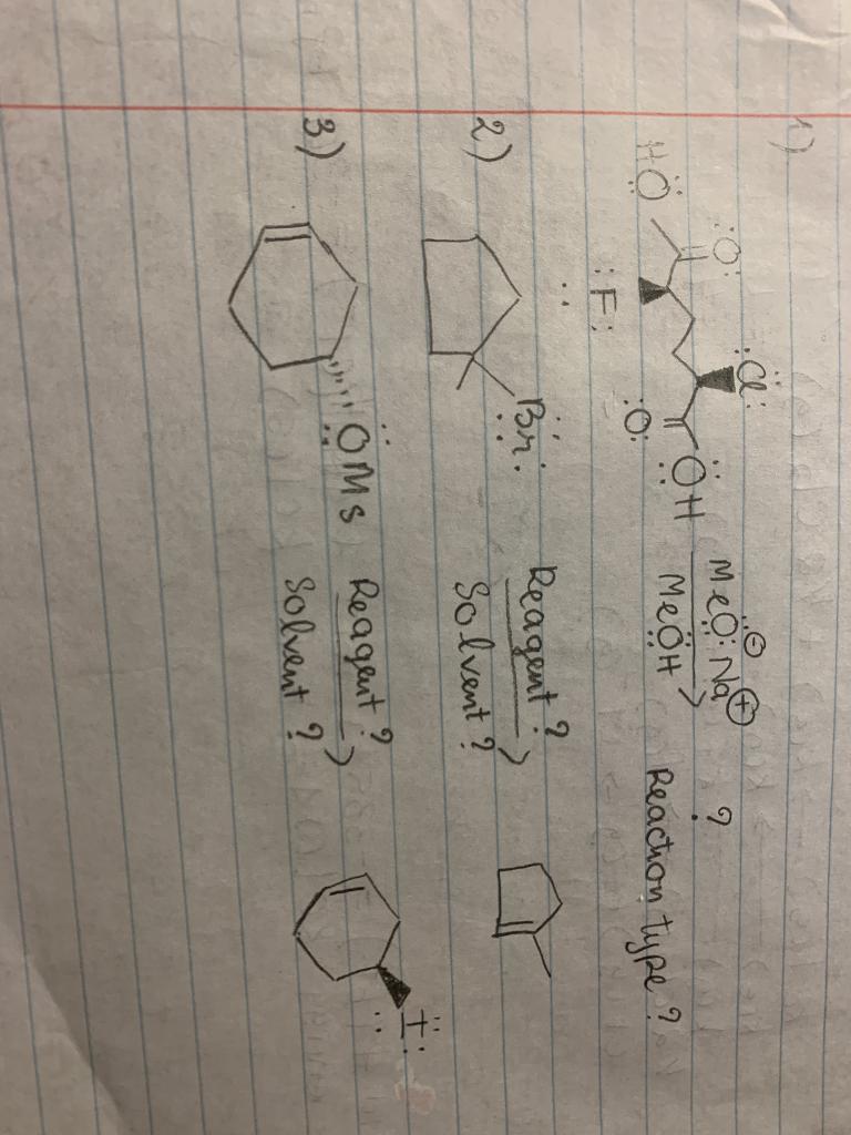 Solved :: 9 -OH Meo: Na MeOH HO Reaction type ? Bri Reagent | Chegg.com