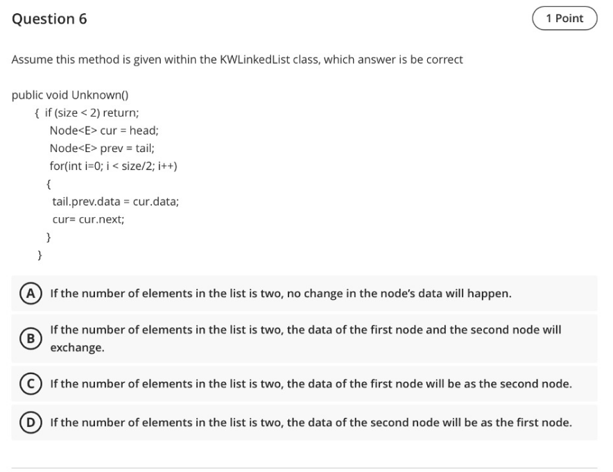 Solved Question 5 7 Points Write a method called InsertAfter | Chegg.com