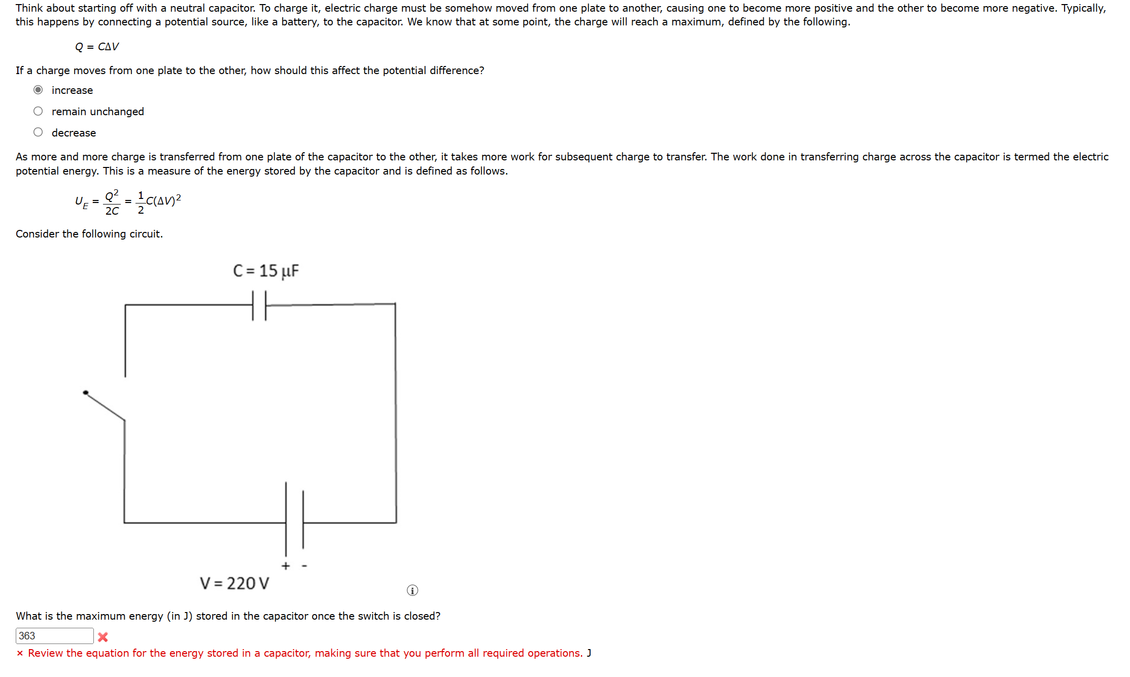 Solved this happens by connecting a potential source, like a | Chegg.com
