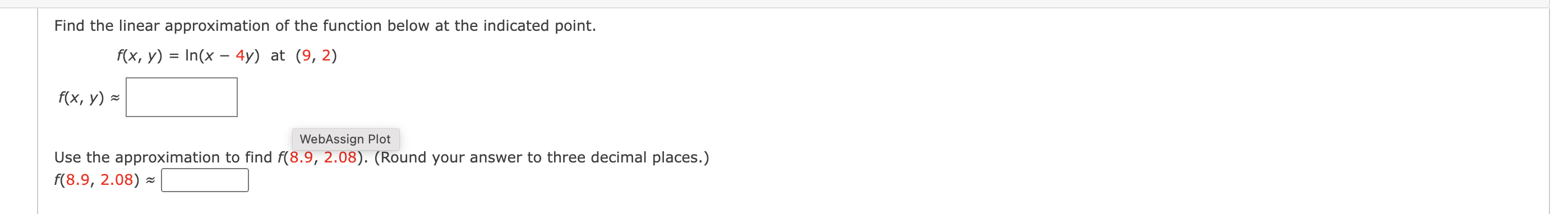 Solved Find the linear approximation of the function below | Chegg.com