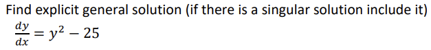 Solved Find an implicit general solution. | Chegg.com