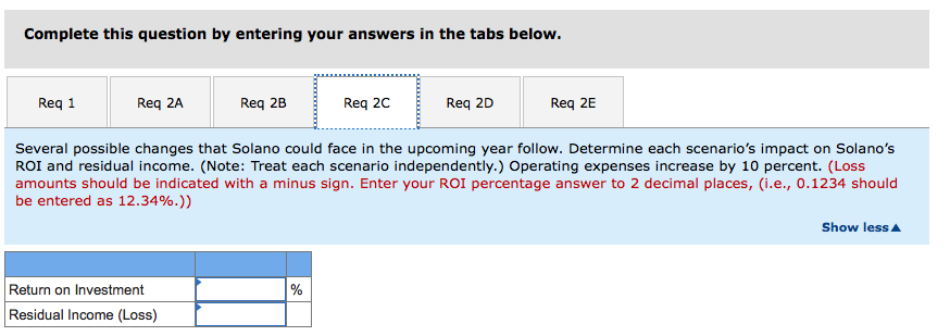 Solved E10-6 (Algo) Calculating Return on Investment, | Chegg.com