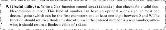 9. (Useful utility) a. Write a C++ function named | Chegg.com