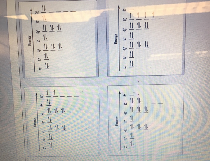Solved Identify the orbital diagram of Ti, T2+, and Tr+ Ti | Chegg.com