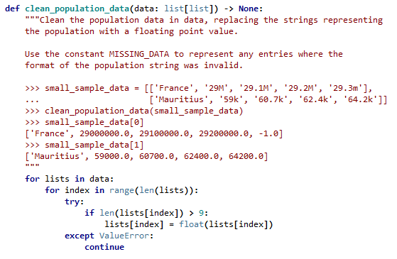 Solved Pease help me code this function according to the | Chegg.com