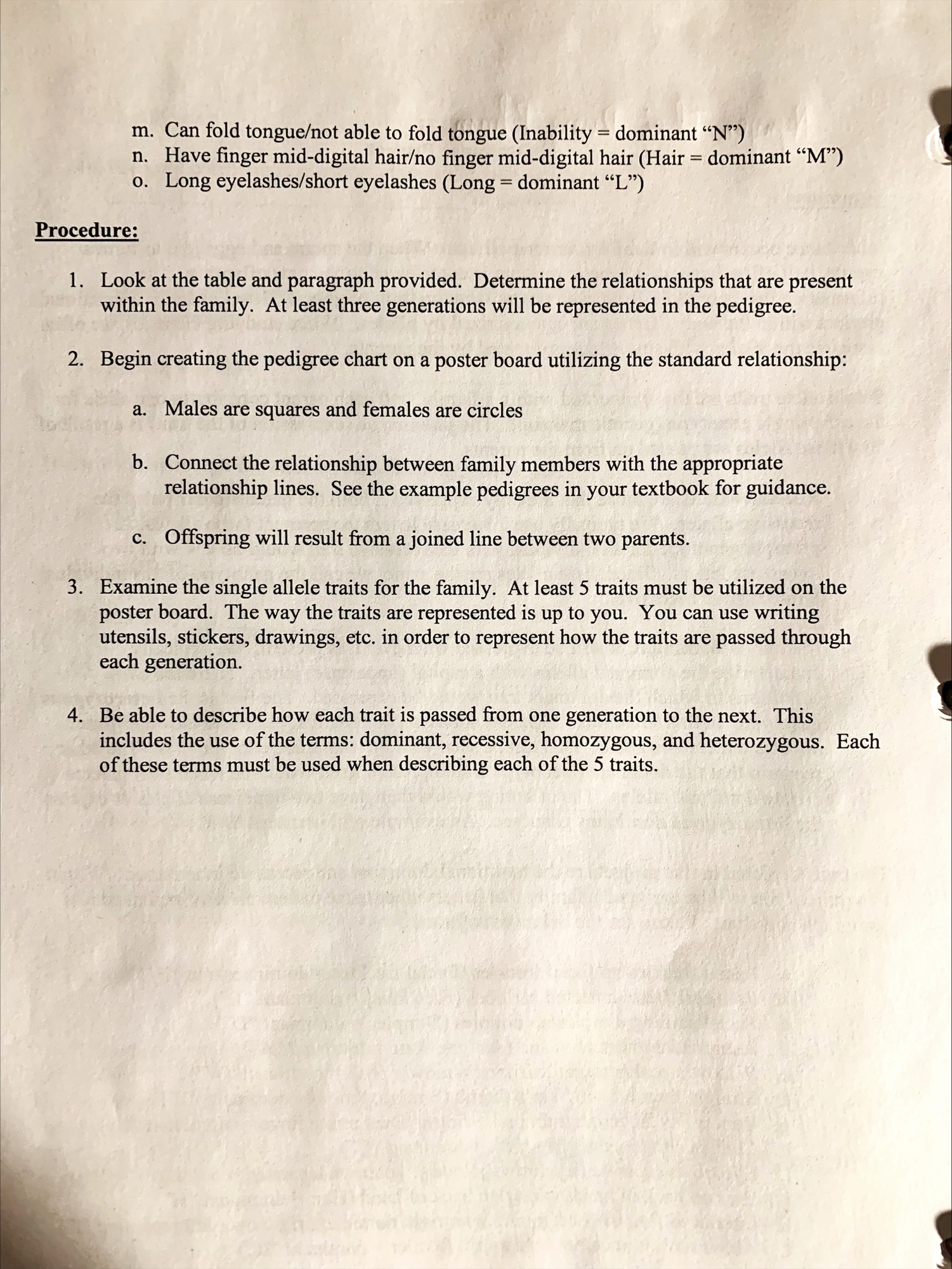 Solved Inheritance Project ummary: nheritance occurs within | Chegg.com