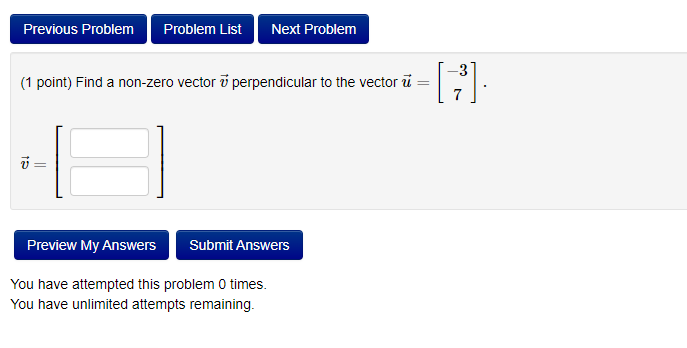 Solved Previous Problem Problem List Next Problem point) | Chegg.com