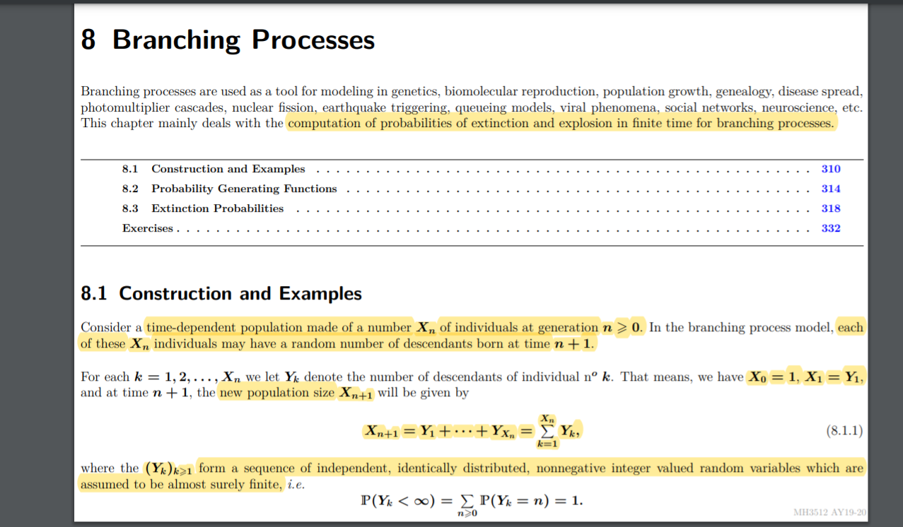 Solved Question 9 Let (Xn)neN, be a branching process | Chegg.com