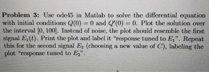 ode45 Differential Equation Solver This routine uses | Chegg.com