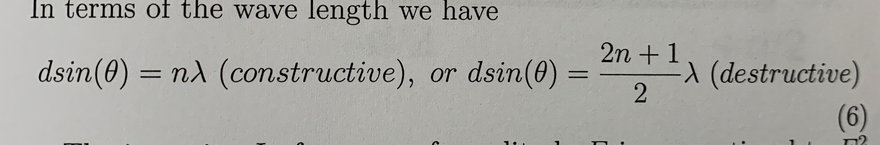 Solved 3) By using equation 6 for the multi slit data to | Chegg.com