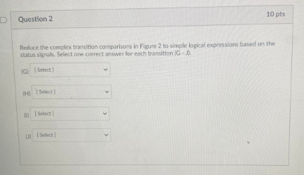 Solved Reduce the complex transition comparisons in Figure 2 | Chegg.com
