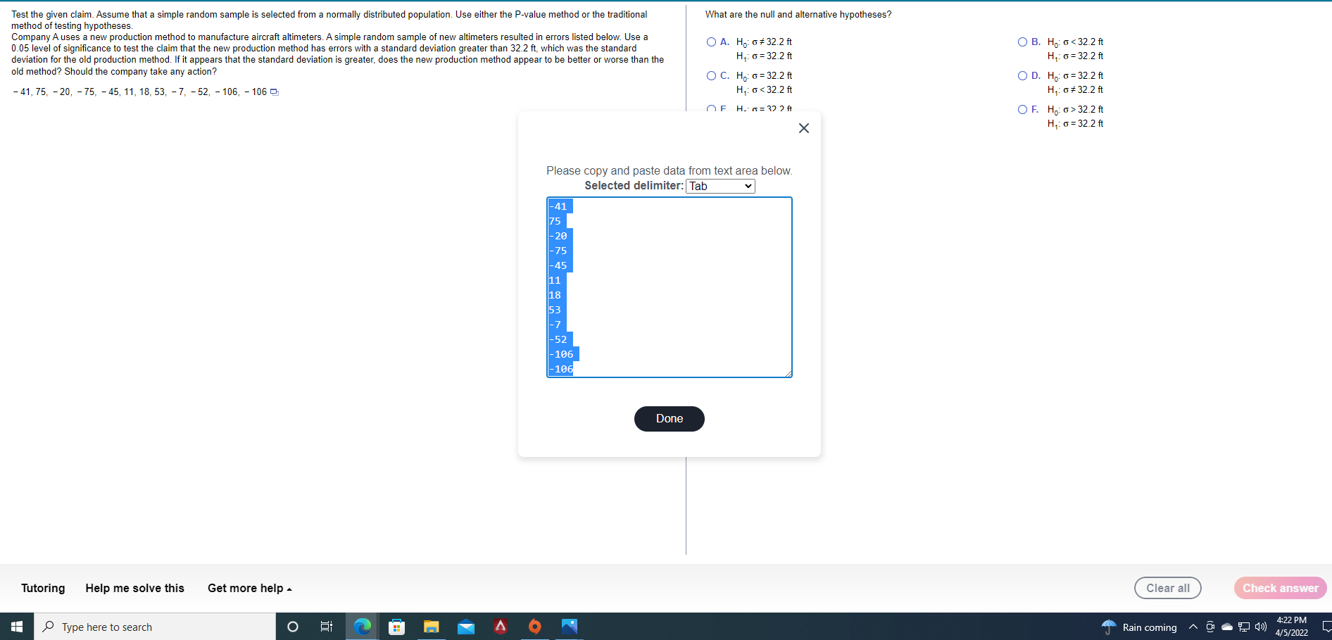 Solved find the test statistic x2 = determine critical | Chegg.com