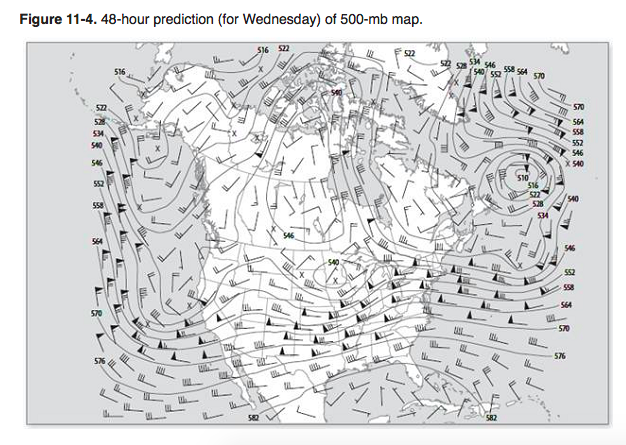 Solved Next to each 500-mb map (Figures 11-3, 11-4, and | Chegg.com