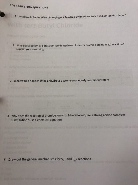 Solved Experiment #7: Reactivity of Alkyl Halides in | Chegg.com