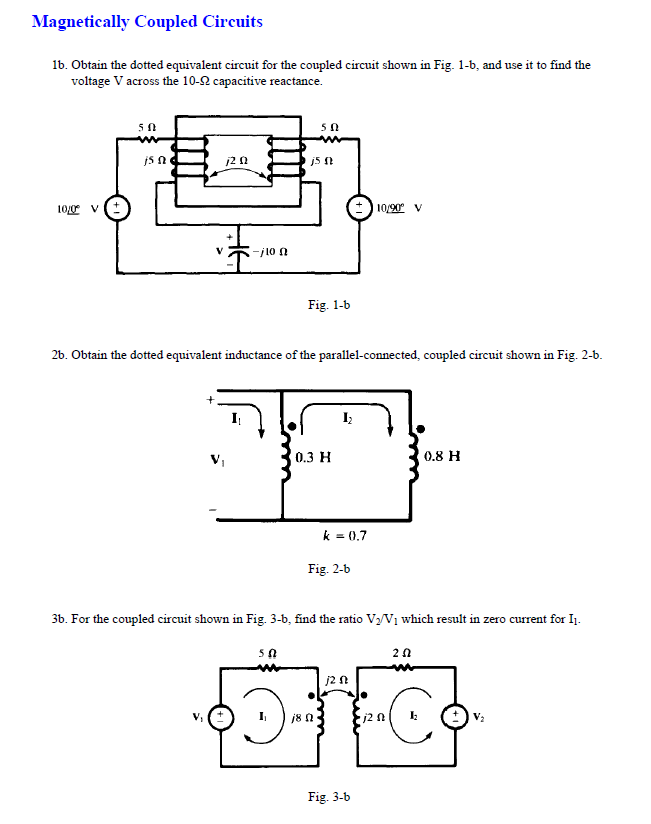 Solved Magnetically Coupled Circuits 16. Obtain the dotted | Chegg.com