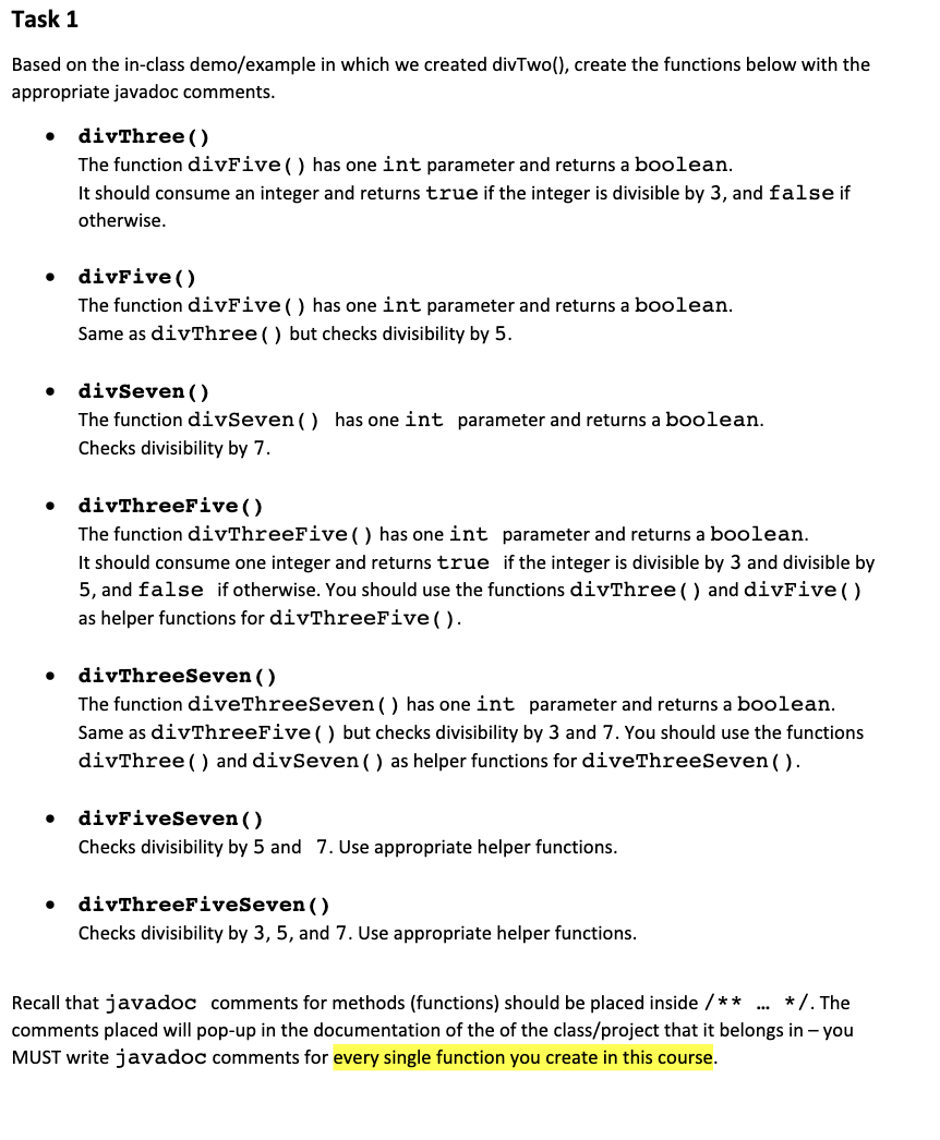 Solved Task 1 Based On The In Class Demoexample In Which We 8006