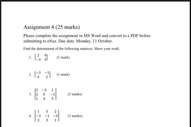 Solved Assignment 4 (25 marks) Please complete the | Chegg.com