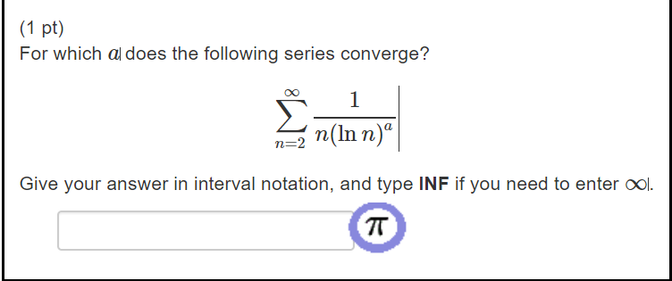 Solved (1 pt) Match the following series with the series | Chegg.com