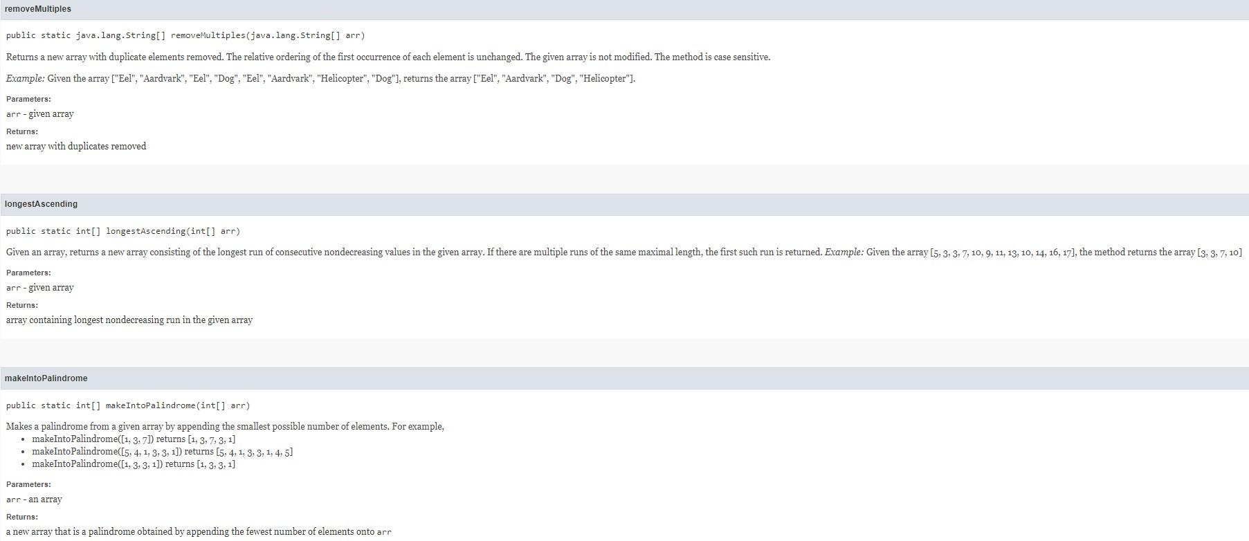 Solved IN JAVA PLEASE AND THANKS :) PLZ WRITE THE EIGHT | Chegg.com