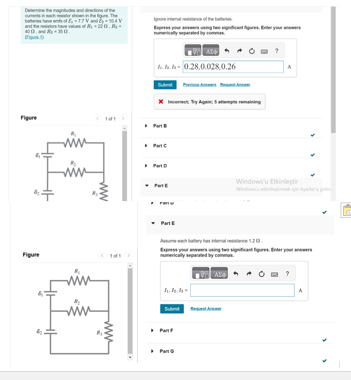 Solved Determine the magnitudes and directions of | Chegg.com