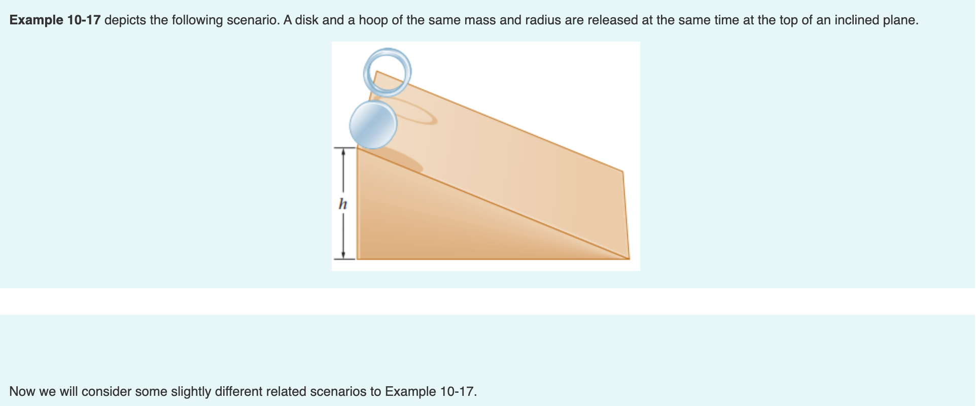 Solved Example 10-17 depicts the following scenario. A disk | Chegg.com