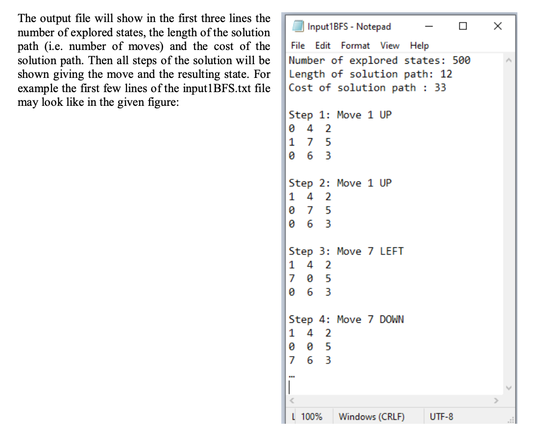 Solved PROBLEM 2 (30 pts) - The 7-puzzle In this problem you | Chegg.com
