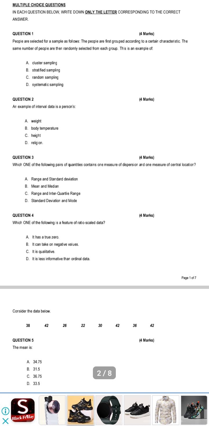 Solved MULTIPLE CHOICE QUESTIONS IN EACH QUESTION BELOW, | Chegg.com