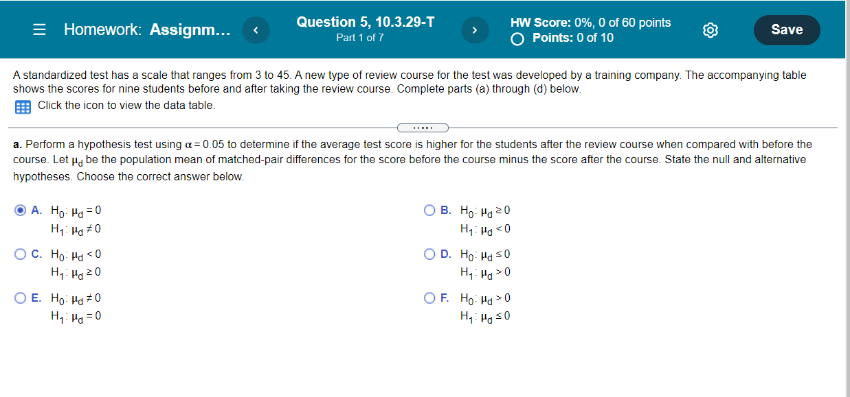 Solved = Homework: Assignm... Question 5, 10.3.29-T Part 1 | Chegg.com