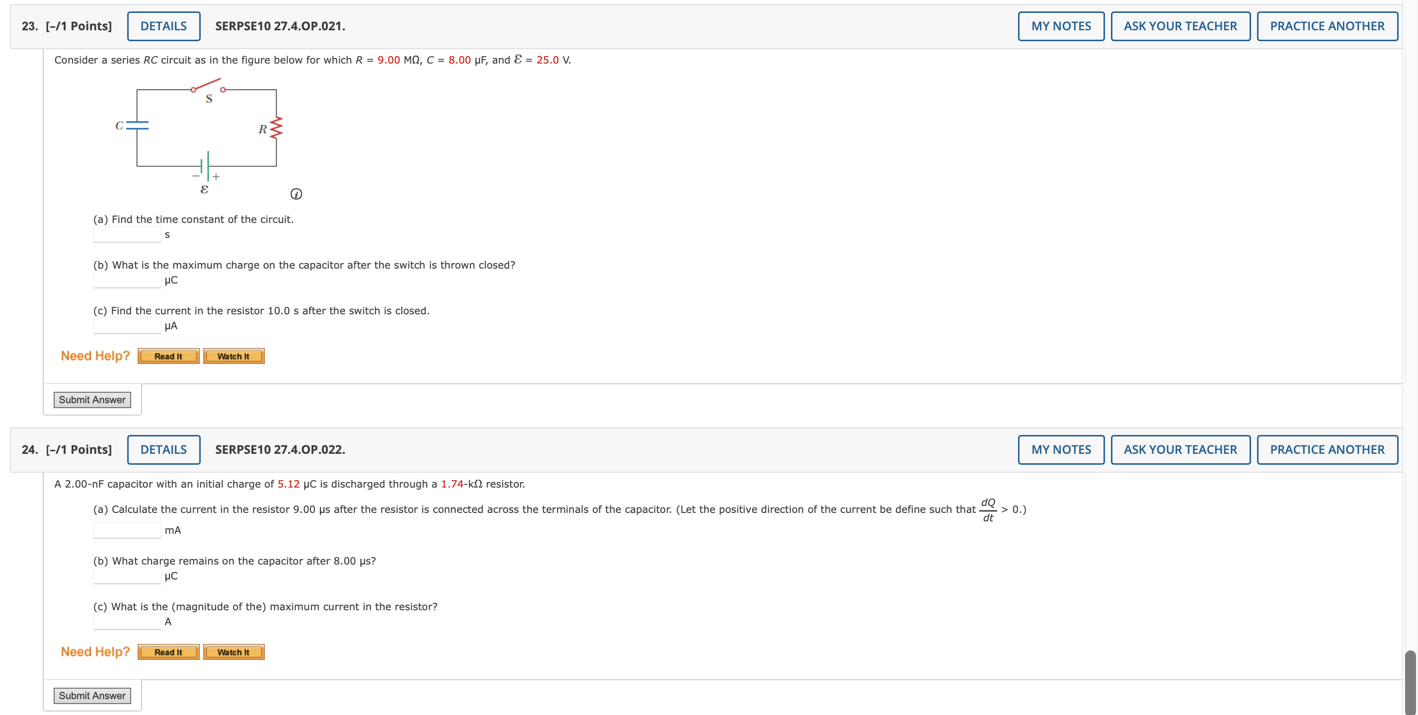 Solved (a) Calculate the time interval required (in s) for | Chegg.com