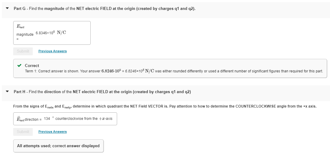 Solved 01 (P06) Electric FIELD and Force - Three Point | Chegg.com