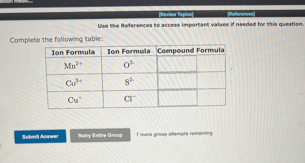 Solved Use the References to access important values if | Chegg.com