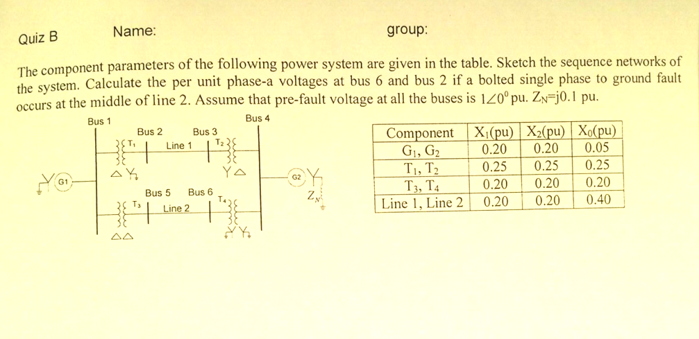 The component parameters of the following power | Chegg.com