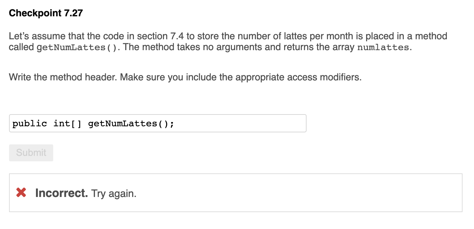 Solved Checkpoint 7.27 Let's assume that the code in section | Chegg.com