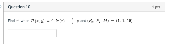 Solved Question 5 1 Pts What Is The Optimality Condition