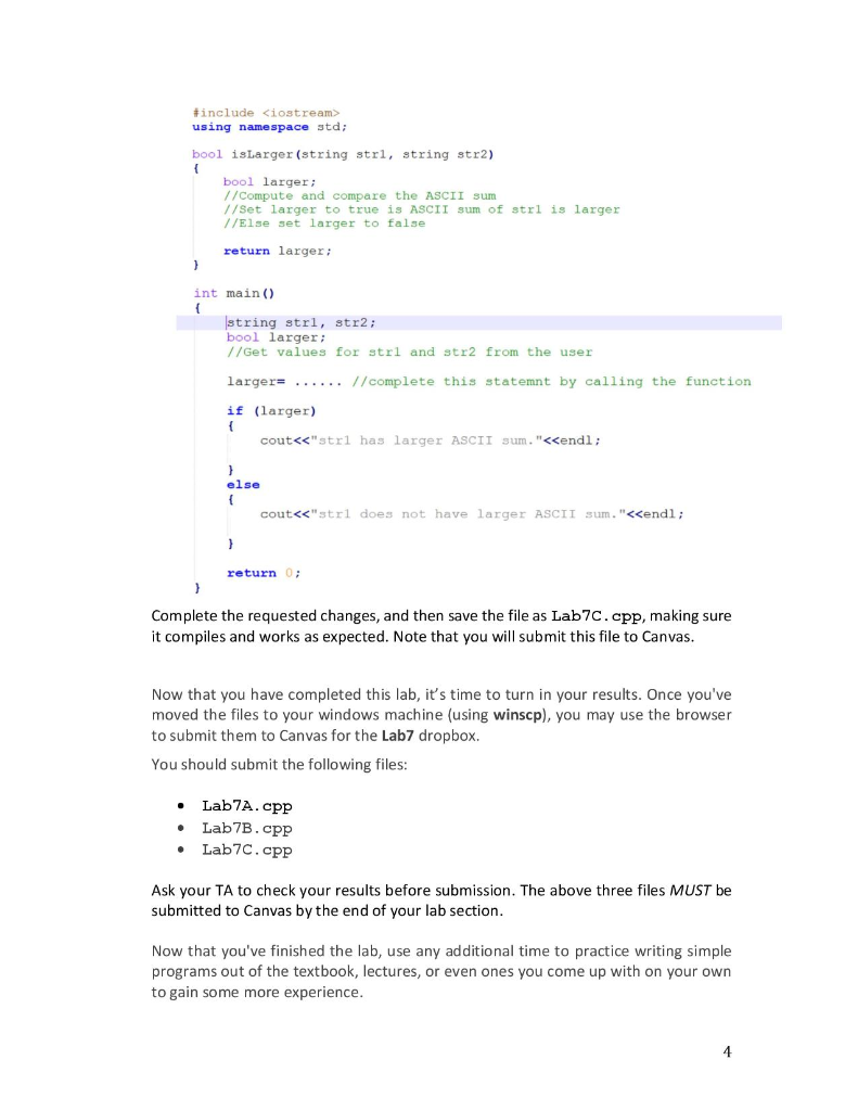 Solved . . CSCE 1030: Lab 7 General Guidelines: (for ALL of | Chegg.com
