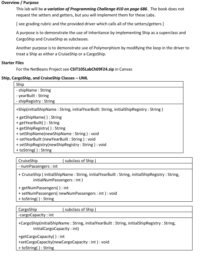 Solved Having issues with this computer science assignment. | Chegg.com