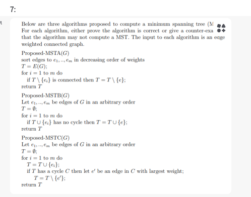Solved G εlon1,dots,em in ﻿decreasing order of | Chegg.com