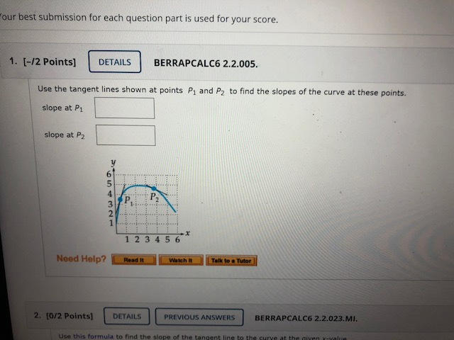 Solved Four best submission for each question part is used | Chegg.com
