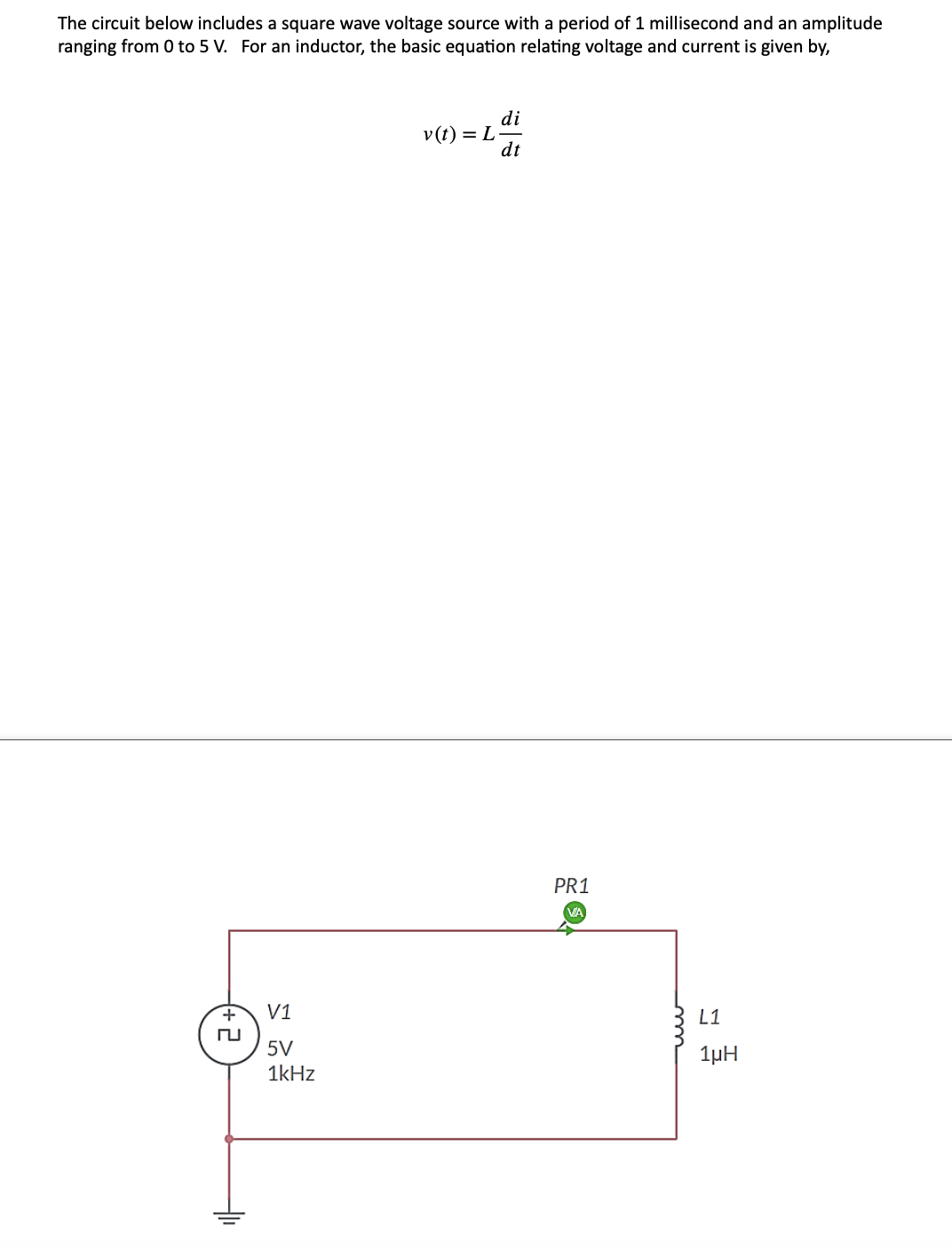 Solved Simulate this circuit and explain the results of the | Chegg.com