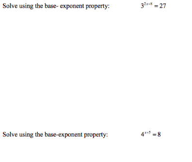 Solved Solve using the base- exponent property: 32x+8=27 | Chegg.com