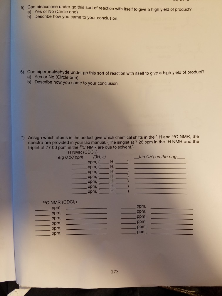 Solved 1C NMR of mixed pinacolone-piperonaldehyde adduct | Chegg.com