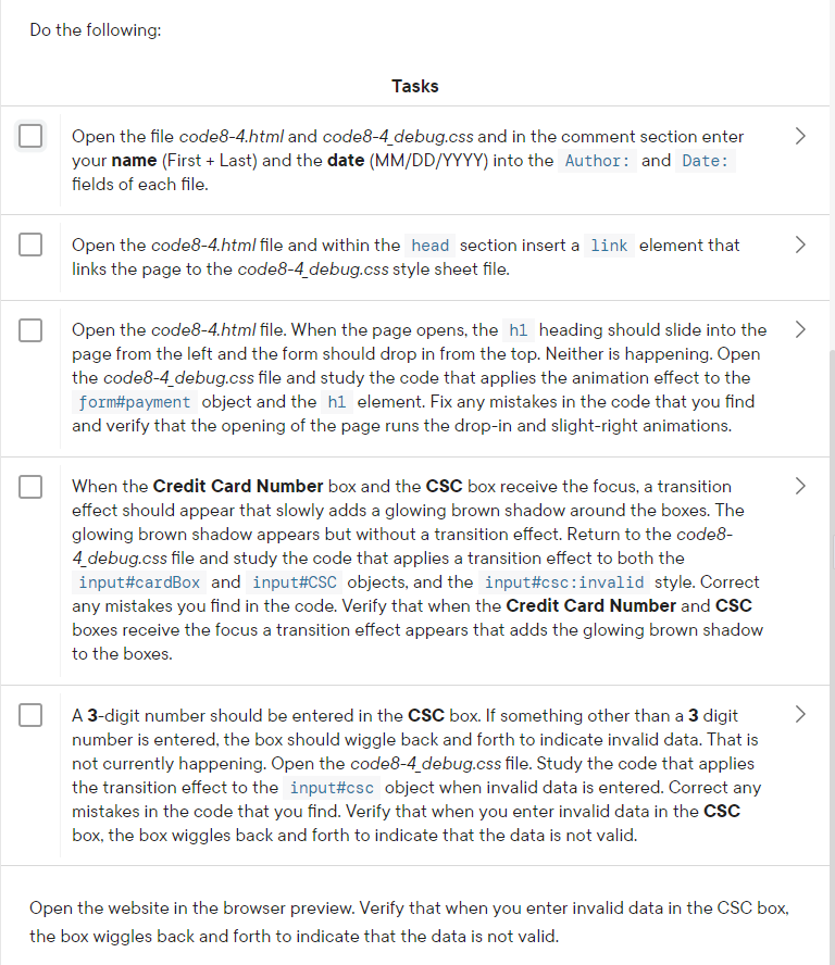 Solved You can use transitions and animations in web forms | Chegg.com