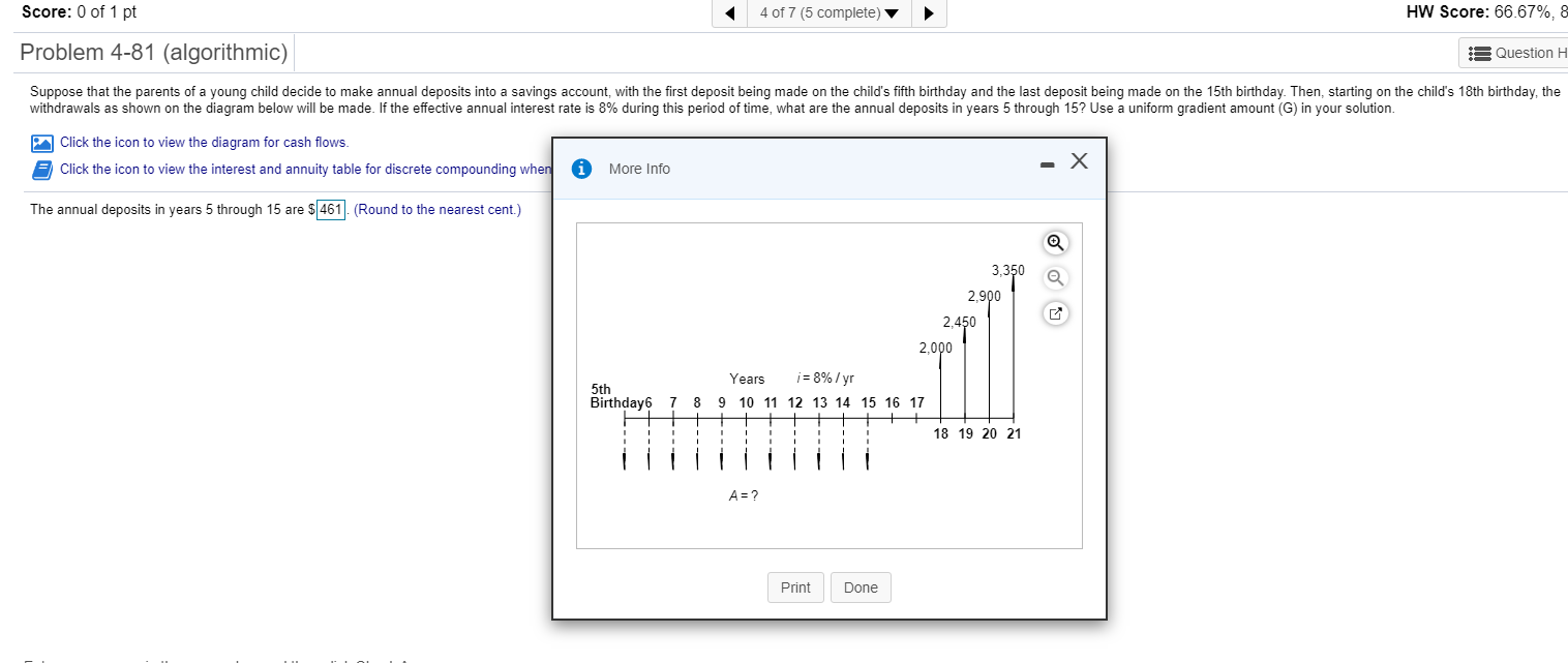 Solved Score: 0 of 1 pt | 4 of 7 (5 complete) HW Score: | Chegg.com