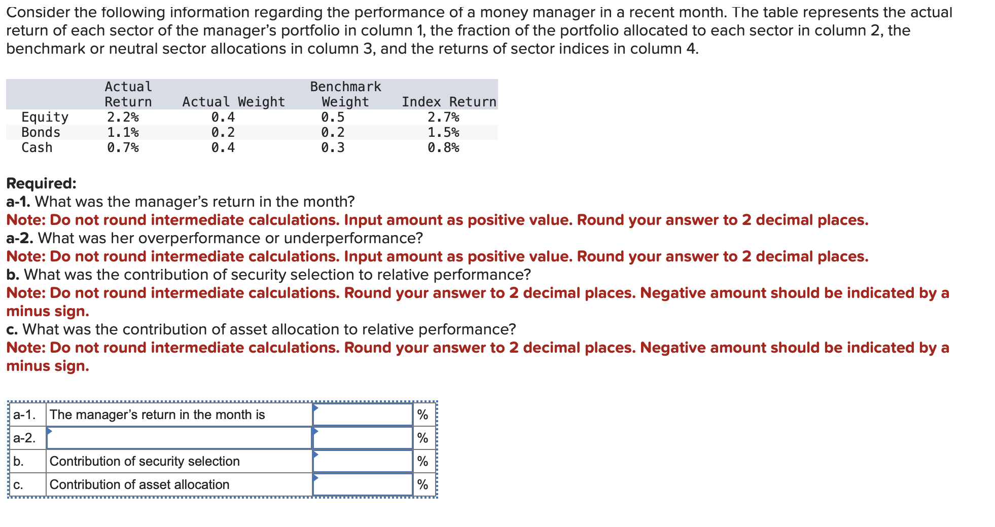 Solved Consider the following information regarding the | Chegg.com